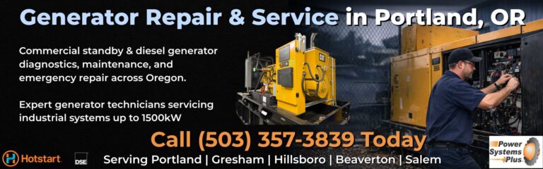 Commercial Generator Service & Backup Power in Portland, Oregon